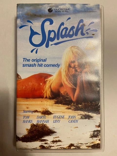 VHS TAPE SPLASH Starring Tom Hanks, Daryl Hannah 105 Mintues PAL PG 588G £8.98 - PicClick UK