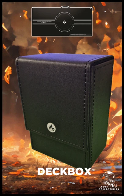 DECK BOX CARTE Pokémon Trading Card Game Classic Plante Deck Box Fire ...