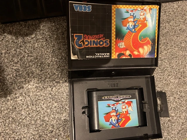 SEGA GENESIS MEGA Drive Game Sonic the Hedgehog 2 Game ONLY £5.00 ...