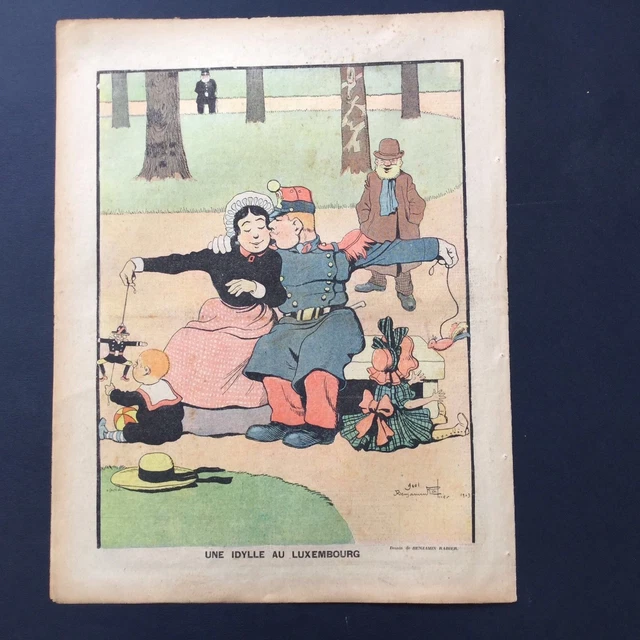 LA PETITE GIRONDE N°11 Mars 1903 Benjamin Rabier Une Idylle Au ...