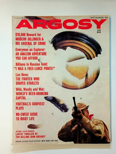 ARGOSY PART 5: Argosy Magazine Vol. 355 #3 VG 1962 Low Grade £2.46 ...