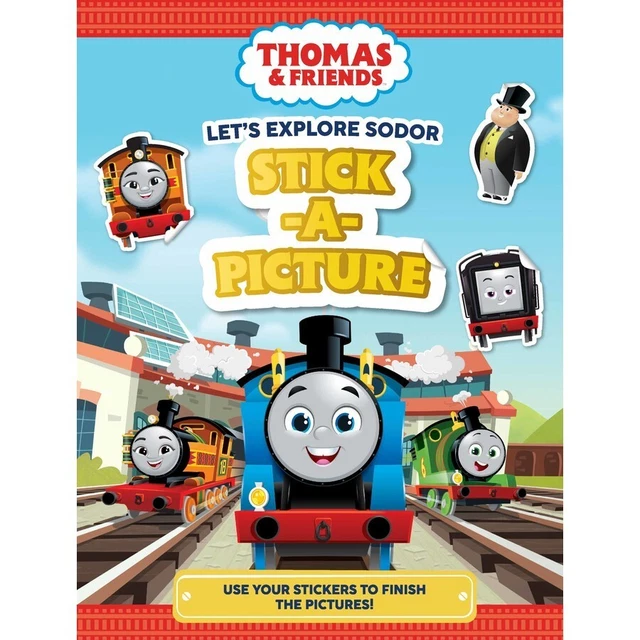 ~ THOMAS & Friends Stick A Picture Activity Book ~ Thomas the Tank ...