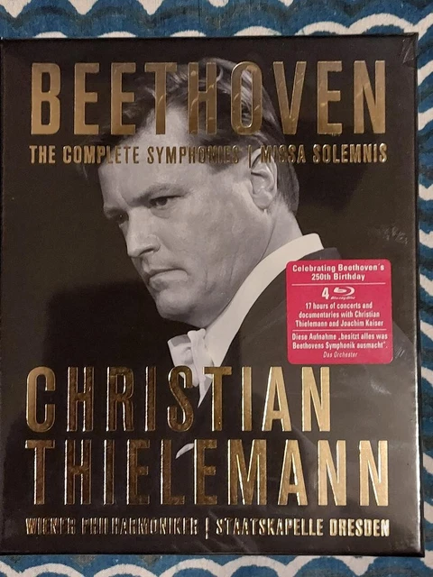 BEETHOVEN COMPLETE SYMPHONIES 4 x Blu-ray Wiener Philharmoniker, C ...