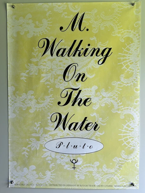 PLUTO AFFICHE MARCHE Sur Eau Milan Borich Mike Hall Original Promotion ...