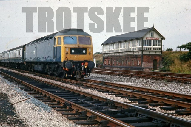 35MM SLIDE BR British Railways Diesel Loco Class 47 47417 Kirkham 1977 ...