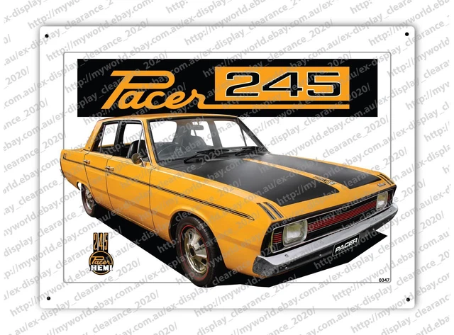 MINI TIN SIGN X1 #0347 To Suit Valiant Vg Pacer 245 Musclecar Hemi ...