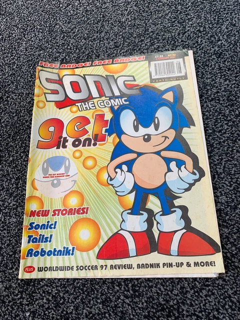 SONIC THE COMIC UK (Fleetway) 1997 Issue No. 96 Sonic / Tails ...