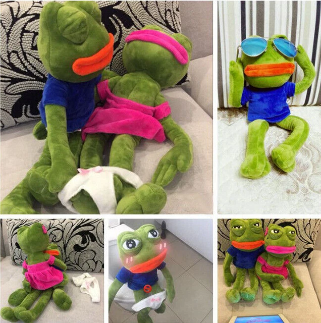 THE FROG SAD Frog Plush Stuffed Animal Toy Stuffed Animal Doll ...