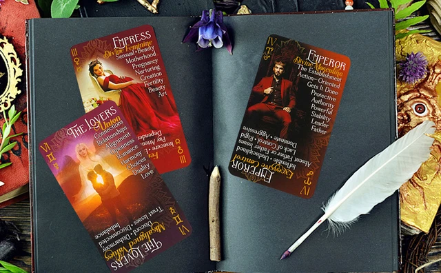 IN2IT TAROT DECK 78 Cards Tarot Card Decks With Keywords Board Game ...