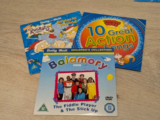 CHILDREN'S COLLECTION DVD/CD Promo rugrats,balamory,tumble tots £6.00 ...