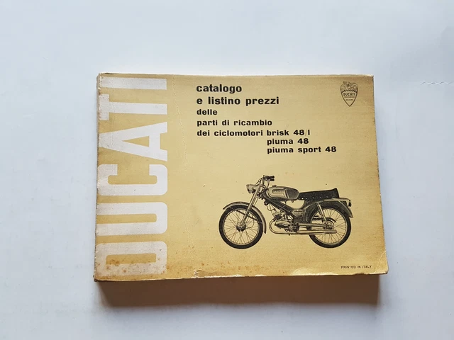 DUCATI 48 BRISK-PIUMA-PIUMA Sport catalogo ricambi originale parts ...