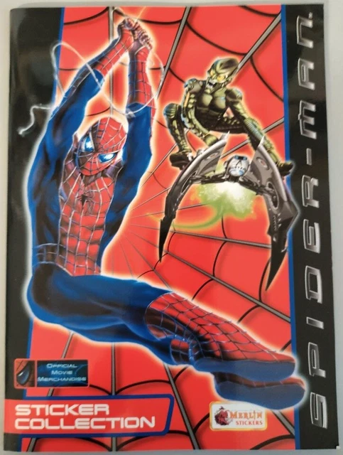 SPIDER-MAN STICKER COLLECTION Completo Con Poster E Cartolina Allegate ...