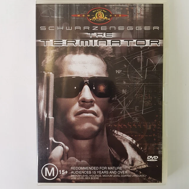THE TERMINATOR DVD Classic Action Film Movie Arnold Schwarzenegger ...