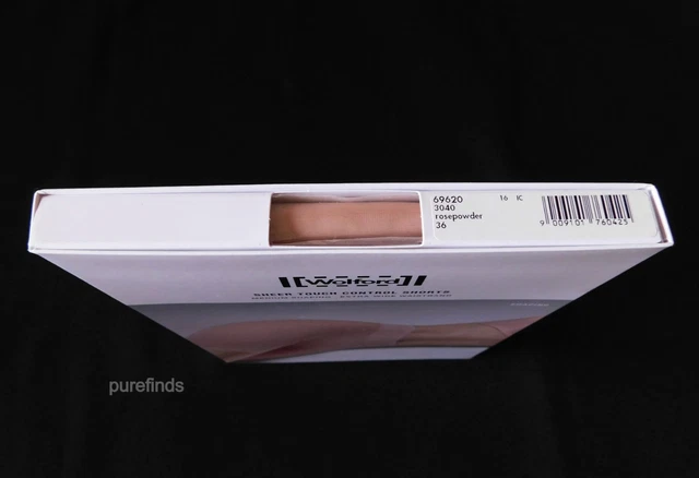 WOLFORD SHEER TOUCH CONTROL SHORTS SIZE 36 UK 8 in rosepowder NWT £62. ...