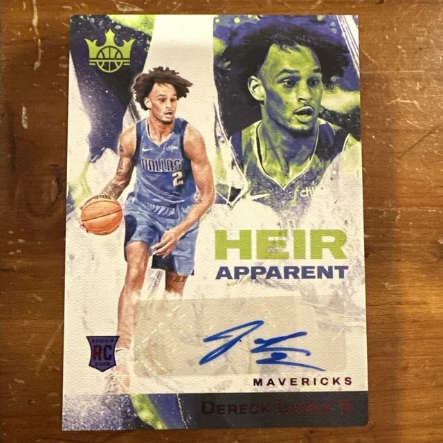 2023-24 PANINI COURT Kings Dereck Lively II héritier apparent RC Auto ...