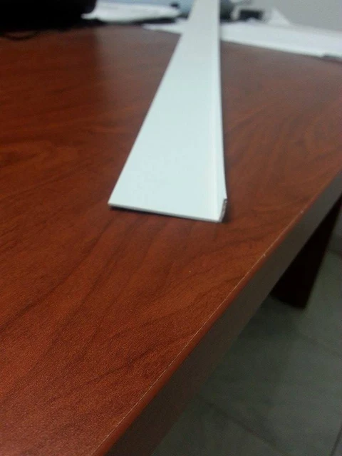 WHITE ANGULAR PVC Profiles L 25X20X1 Mt. 1 £3.07 - PicClick UK