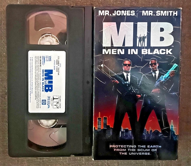 MEN IN BLACK VHS Will Smith Tommy LEE Jones MIB £7.49 - PicClick UK