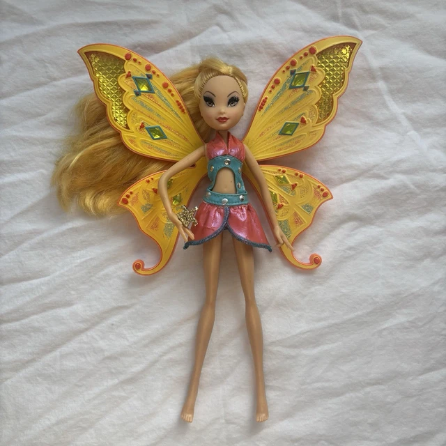 WINX CLUB STELLA Sing & Sparkle Doll Enchantix Fairy Mattel Rainbow ...