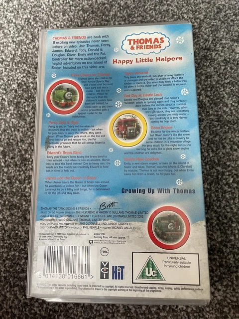 THOMAS AND FRIENDS Vhs Happy Little Helpers £9.99 - PicClick UK
