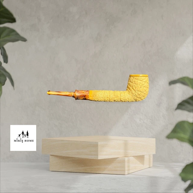 TUYAU EN ÉCUME de mer en bloc fait main de haute qualité EUR 74,28 ...