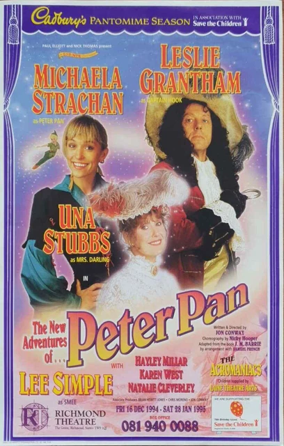 PETER PAN FLYER Leslie Grantham Una Stubbs Michaela Strachan Lee Simple ...