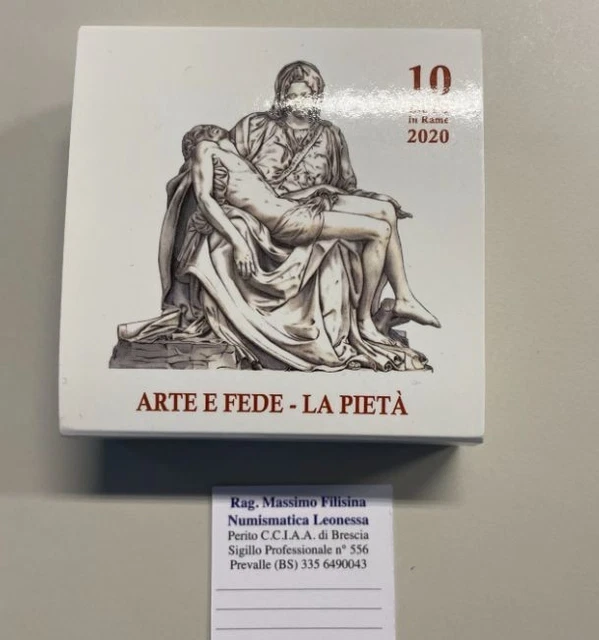 NL* VATICANO PAPA Francesco I 20 Euro Rame 2020 Arte E Fede La Pieta ...