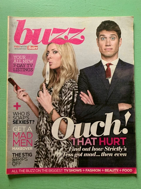BUZZ MAG 18-SEPTEMBER-2010 TESS DALY VERNON KAY Derek Hough TOWIE ...