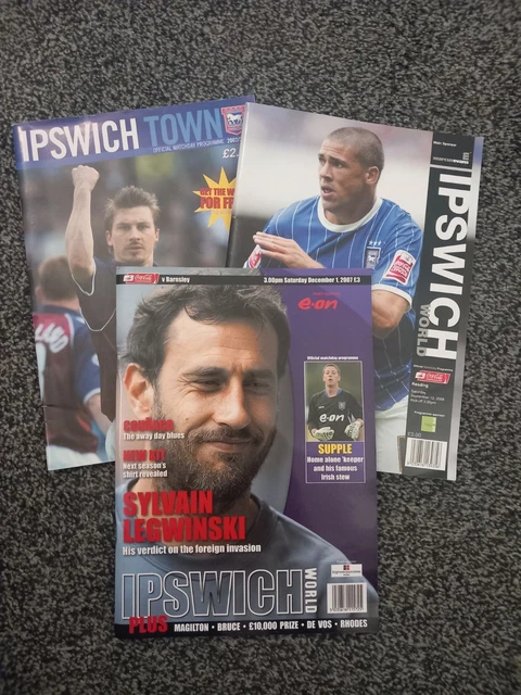 BUNDLE OF THREE Ipswich Town Programmes 2003, 2007 And 2008 £1.16 ...