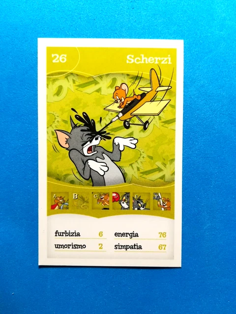 CARTA TOM E Jerry Esselunga Cards Anno 2011 Da Collezione Numero 26 ...