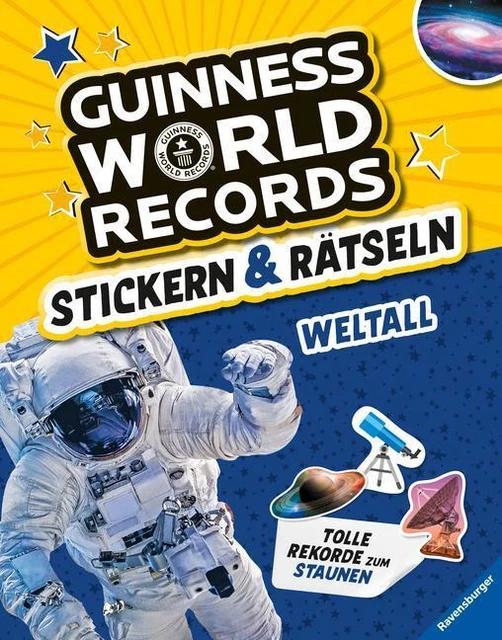 GUINNESS WORLD RECORDS Stickern und Rätseln: Weltall, EUR 7,99 ...