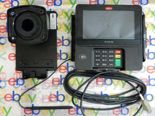 INGENICO ISC TOUCH 480 USB Kreditkarten Zahlungsterminal & Stylus ...