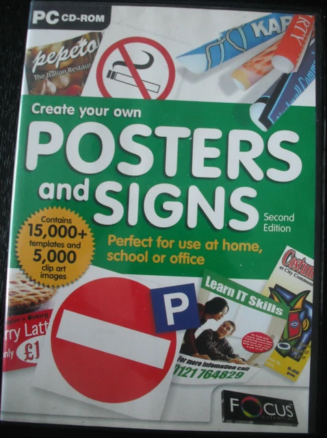 CREATE AND PRINT Customised Posters Signs Awards Certificates Add Logo ...