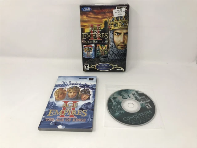 AGE OF EMPIRES II 2 Gold Edition - PC Game - Complete In Big Box - RARE ...