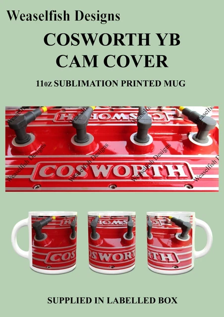 CLASSIC COSWORTH YB Engine Cam Cover, Photo Mug £12.00 - PicClick UK
