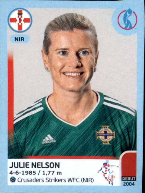 FRAUEN EM 2022 Sticker 97 - Julie Nelson - Nordirland EUR 1,00 ...
