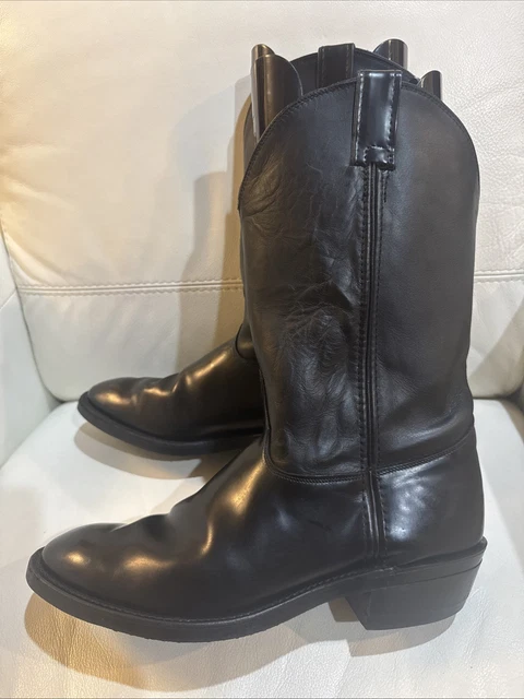 JUSTIN COWBOY BOOTS Tobias Classic Round Toe Style 3040 Mens Size 12D £ ...