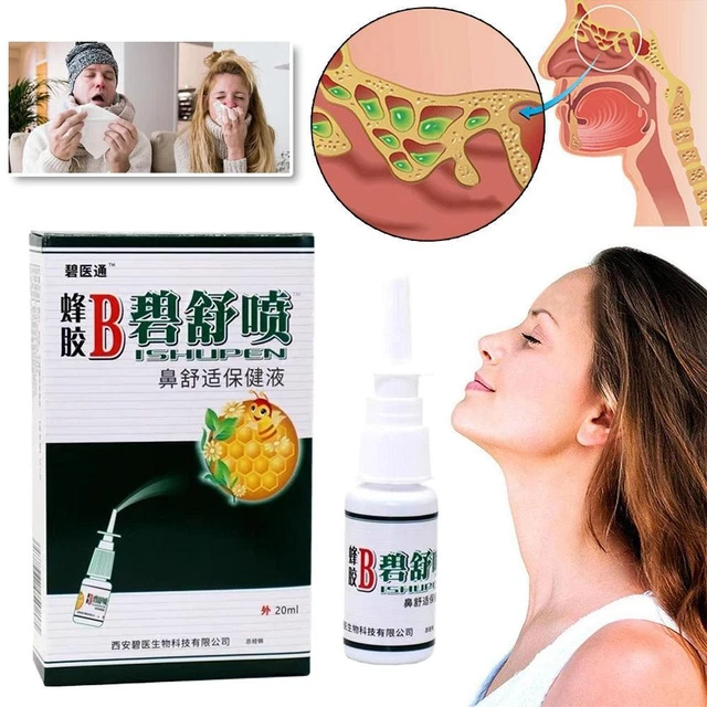 PROPOLIS SOOTHING SPRAY 20ml Relieves Nasal Blockage And Dyspnea Q6T4 £ ...