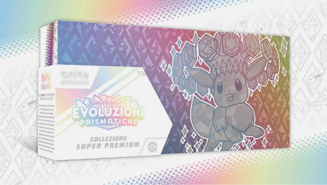 POKEMON PRISMATIC EVOLUTIONS Super Premium Collection UPC ITA Pre Order ...