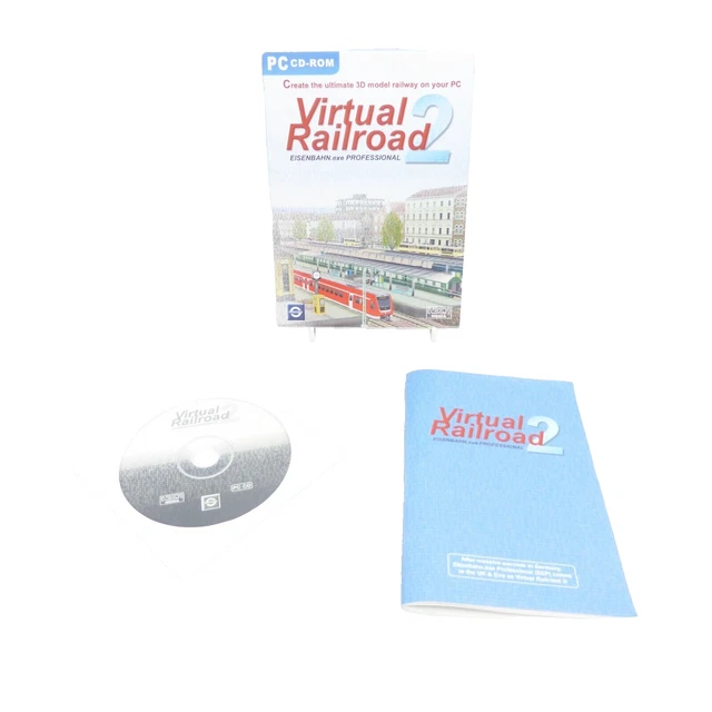 VIRTUAL RAILROAD 2 (Eisenbahn.exe Pro) Ultimate 3D Model Railway PC CD ...