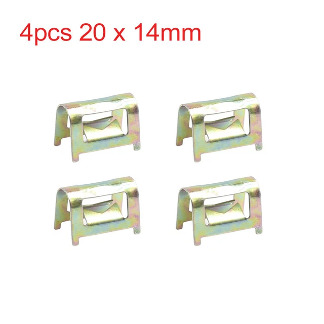 CAR DASHBOARD RETAINER Console Instrument Panel Metal Clips 20 x 14mm ...