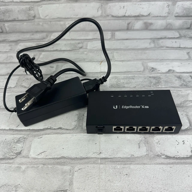 UBIQUITI EDGEROUTER X ER-X-SFP Advanced Gigabit Ethernet Router 5 Ports ...