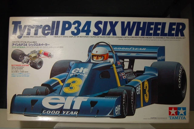 TAMIYA 1/20 TYRELL P34 Six Wheeler motorisé EUR 192,31 - PicClick FR