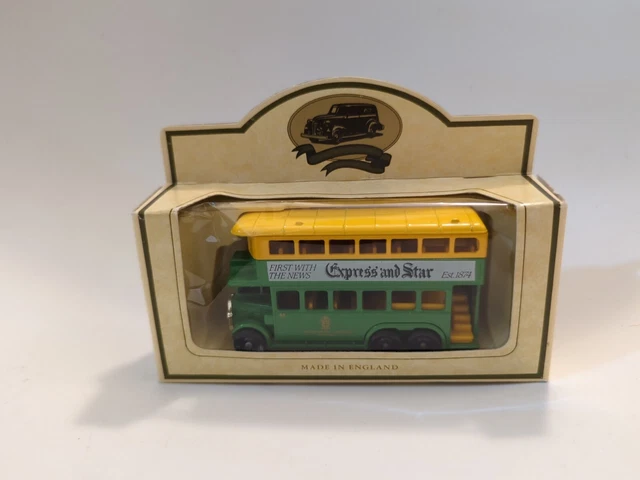 LLEDO &EXPRESS AND Star" Double Decker Vintage bus model, VGC £3.45 ...