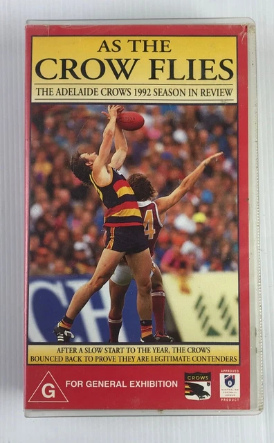 AFL AS THE Crow Flies 1992 Season In Review VHS £23.90 - PicClick UK