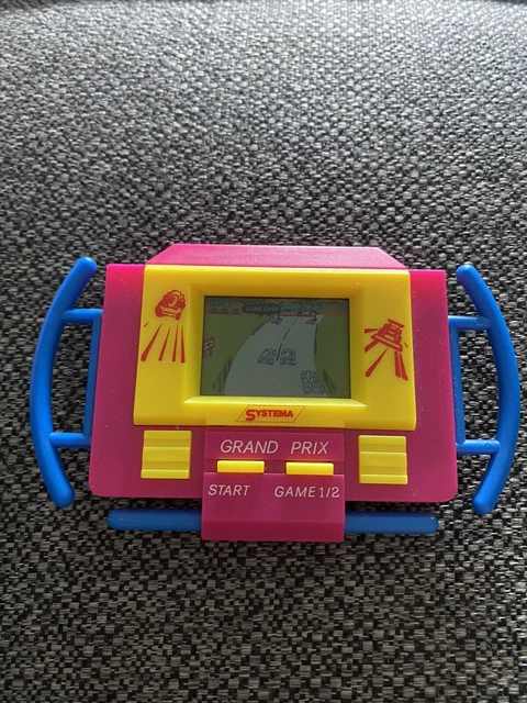SYSTEMA GRAND PRIX Racing Car F1 Handheld LCD Game Retro 80’s 90’s Rare ...