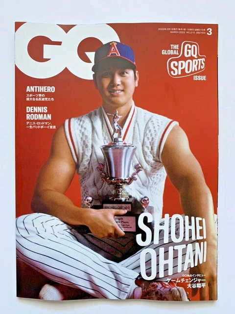 **SHOHEI OHTANI MLB Baseball / Dennis Rodman Japan Gq Magazine March ...