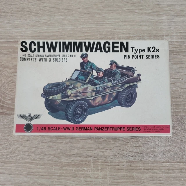 SCHWIMMWAGEN TYPE K2S, Pin Point Series, Bandai 8237-175 scale model ...