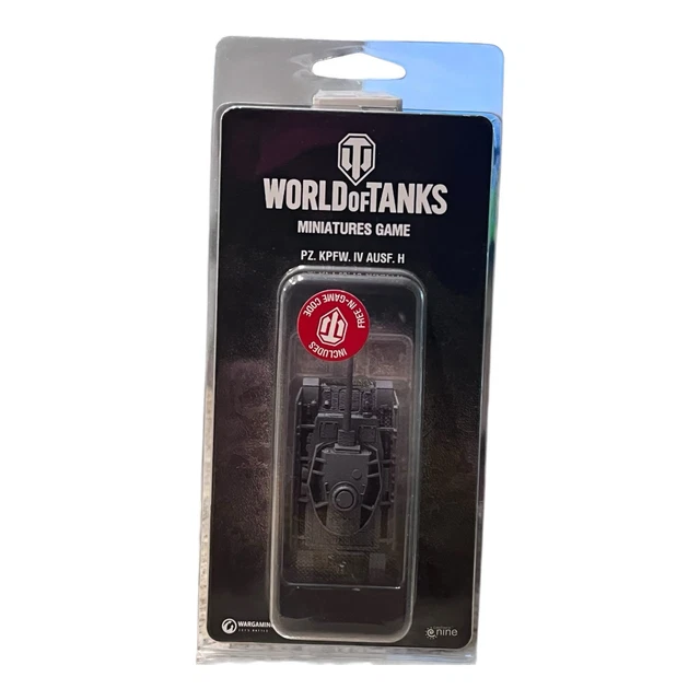WORLD OF TANKS Miniatures Game German PZ. KPFW. IV AUSF. H Panzer Tank ...