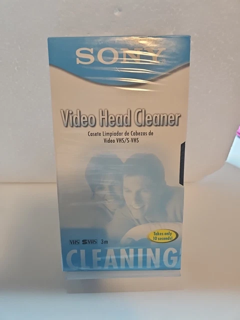 SONY VHS S-VHS Video Head Cleaner T-6CLDL Dry Type 2002 - NEW & SEALED ...