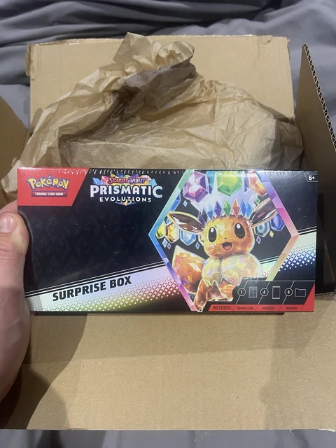 POKEMON SV PRISMATIC Evolutions Surprise Box £47.47 - PicClick UK